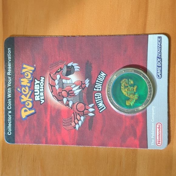 Pokemon | Games | Pokemon Collectors Coin Ruby Version Limited Edition ...